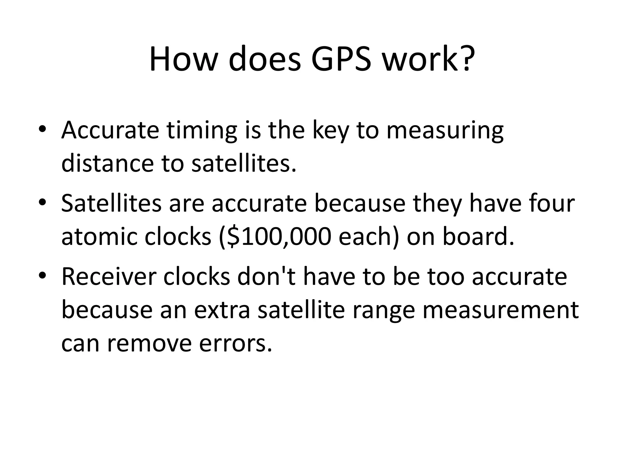 Introduction of gps global navigation satellite systems | PPTX