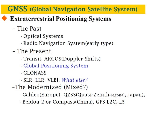 Introduction of gps global navigation satellite systems | PPTX | Auto Navigation Systems | Auto ...
