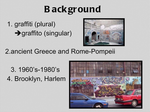 Introduction of graffiti | PPT