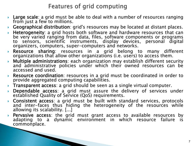 Introduction of grid computing | PPTX | Computer Networking | Computing