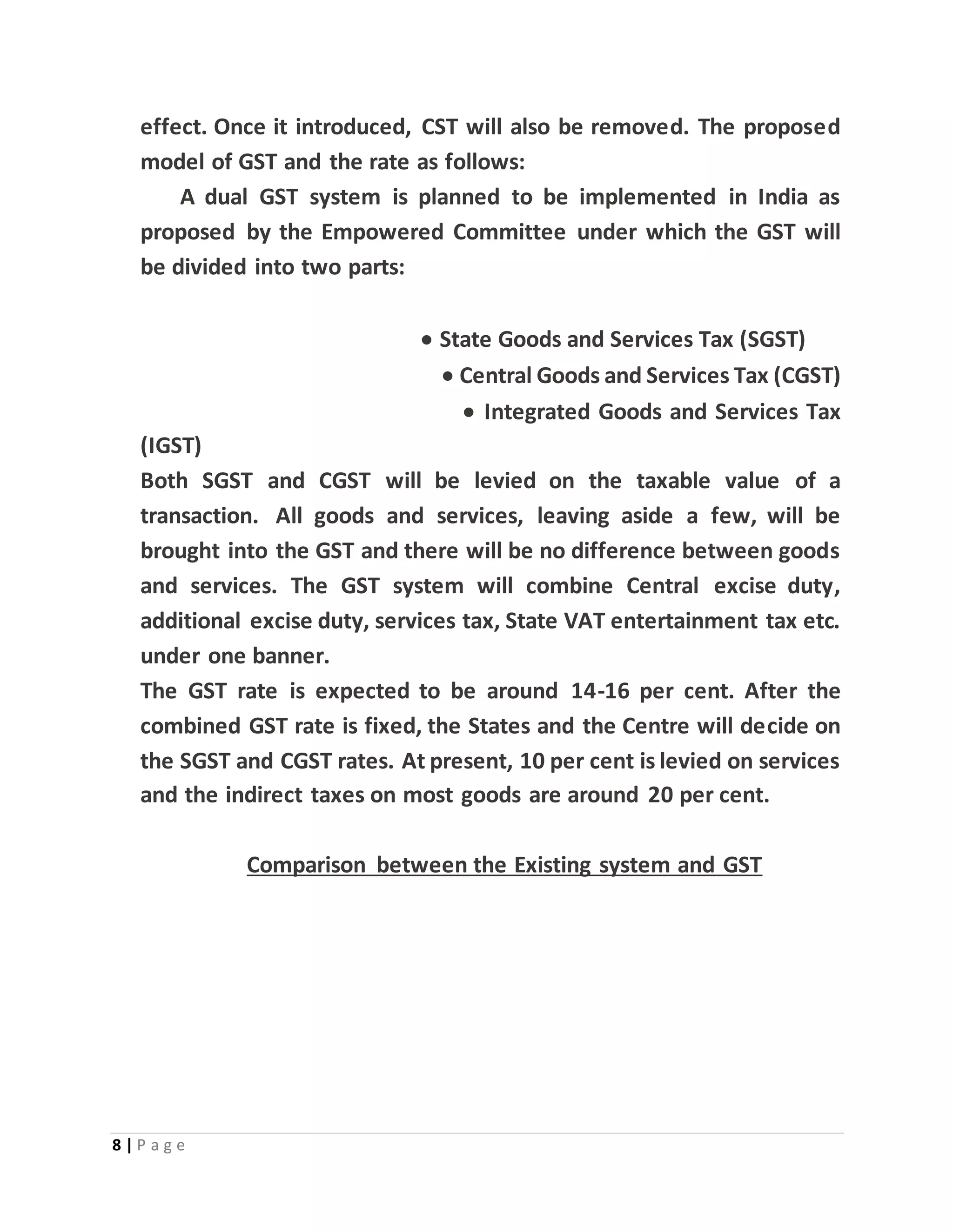 GST in India | PDF