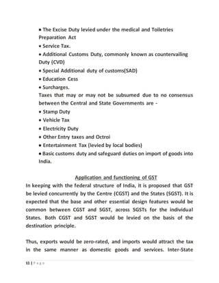 GST in India | PDF