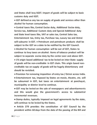 GST in India | PDF