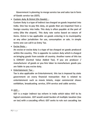 GST in India | PDF