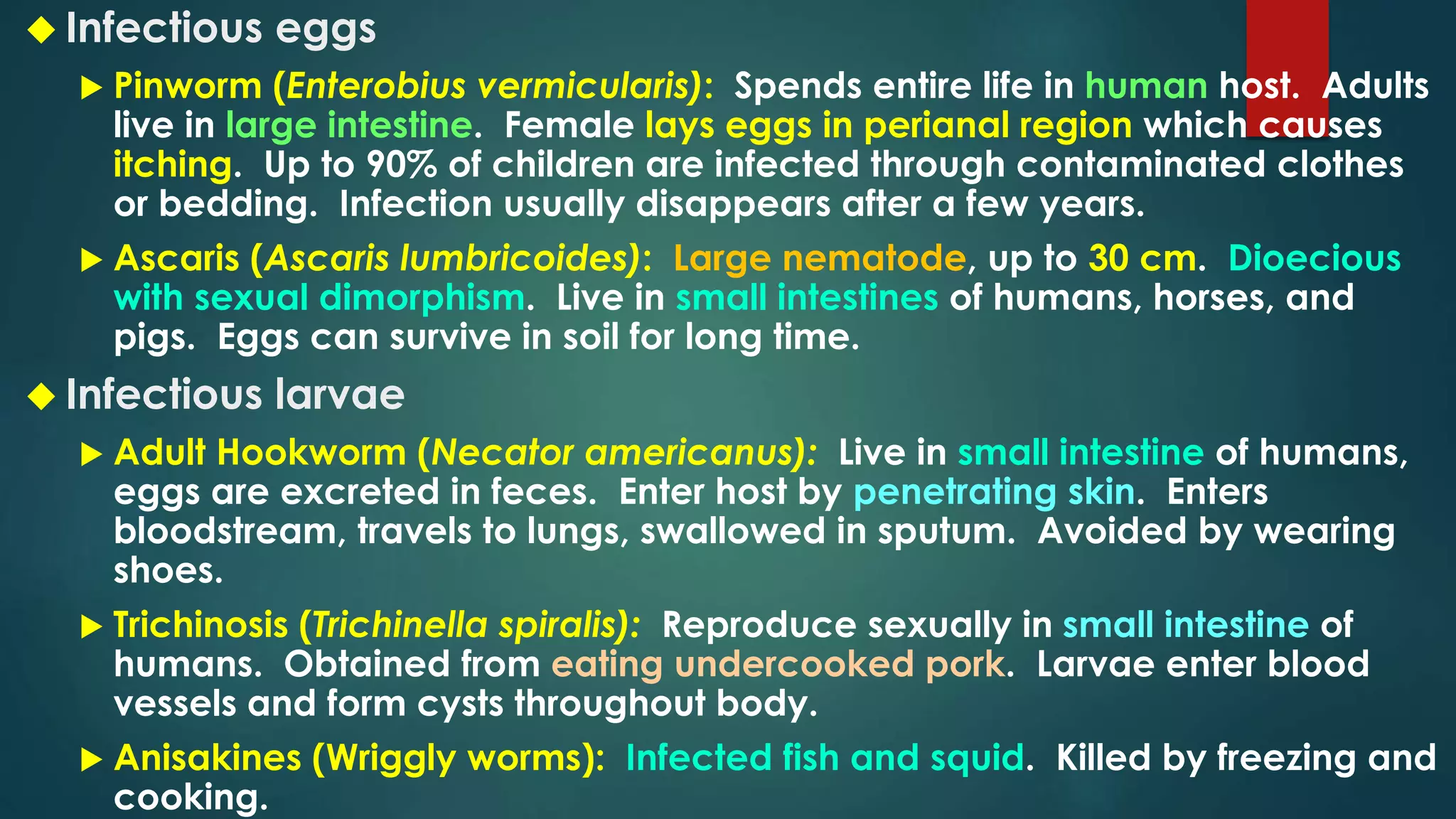 Introduction of helminthology | PPTX