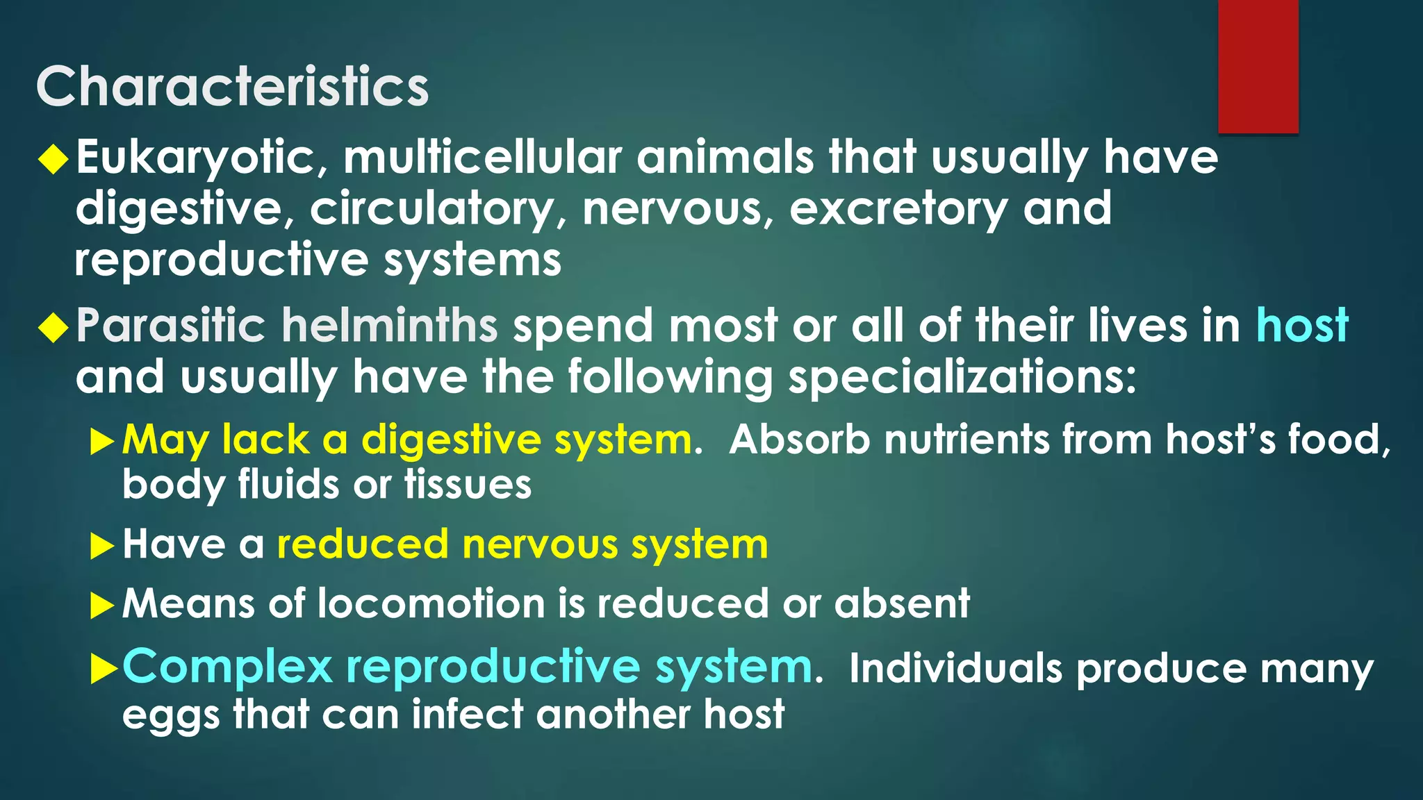 Introduction of helminthology | PPTX