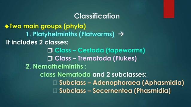 Introduction of helminthology | PPTX