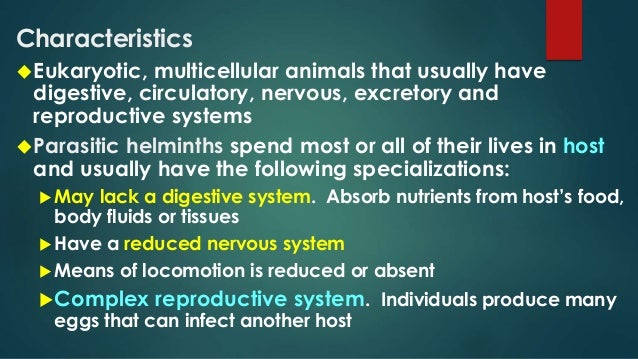 Introduction of helminthology