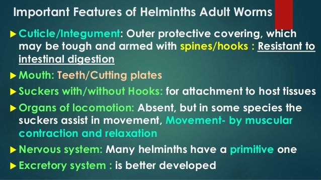 Introduction of helminthology