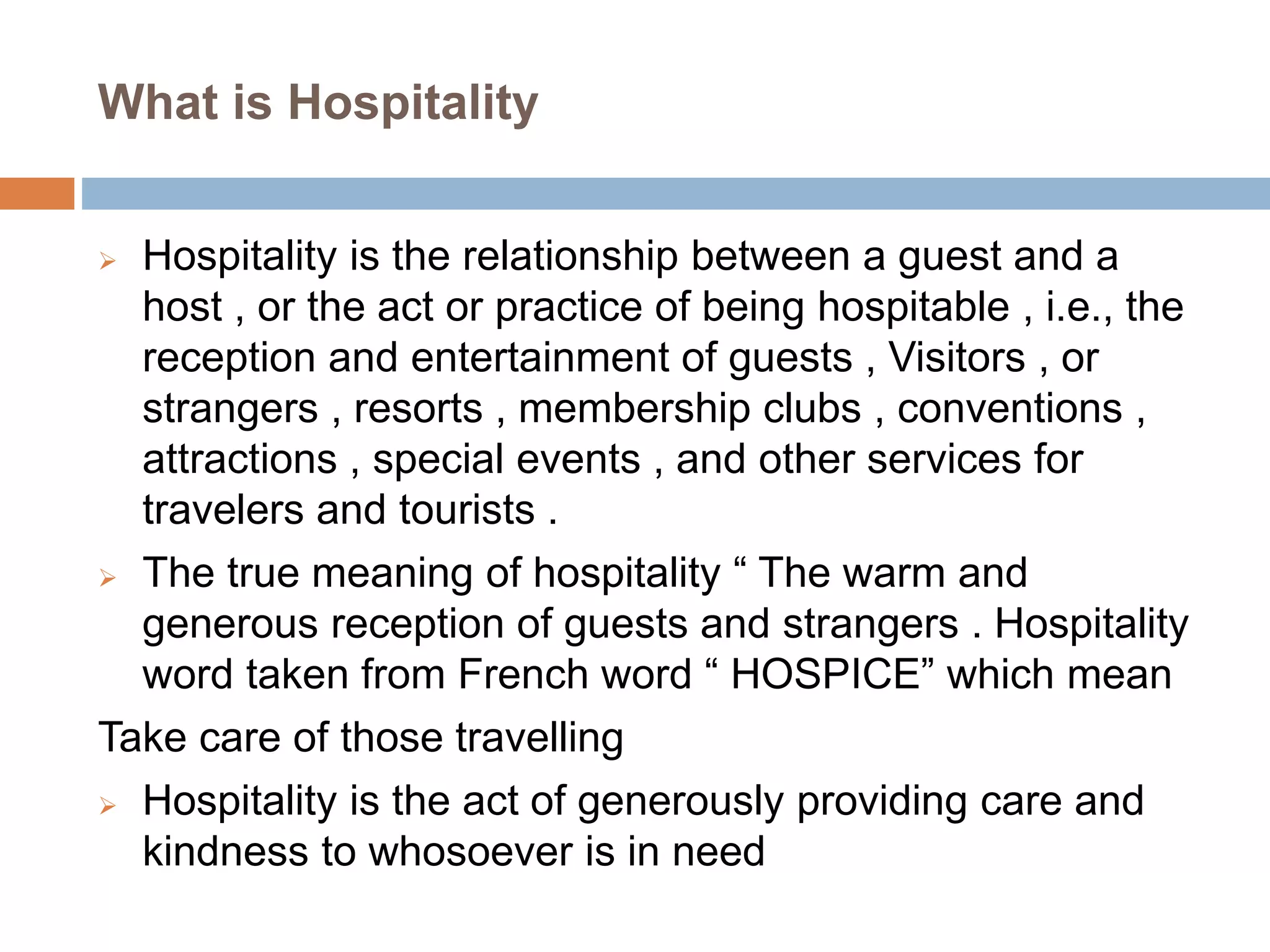 Introduction of Hospitality Industry and Services.pptx