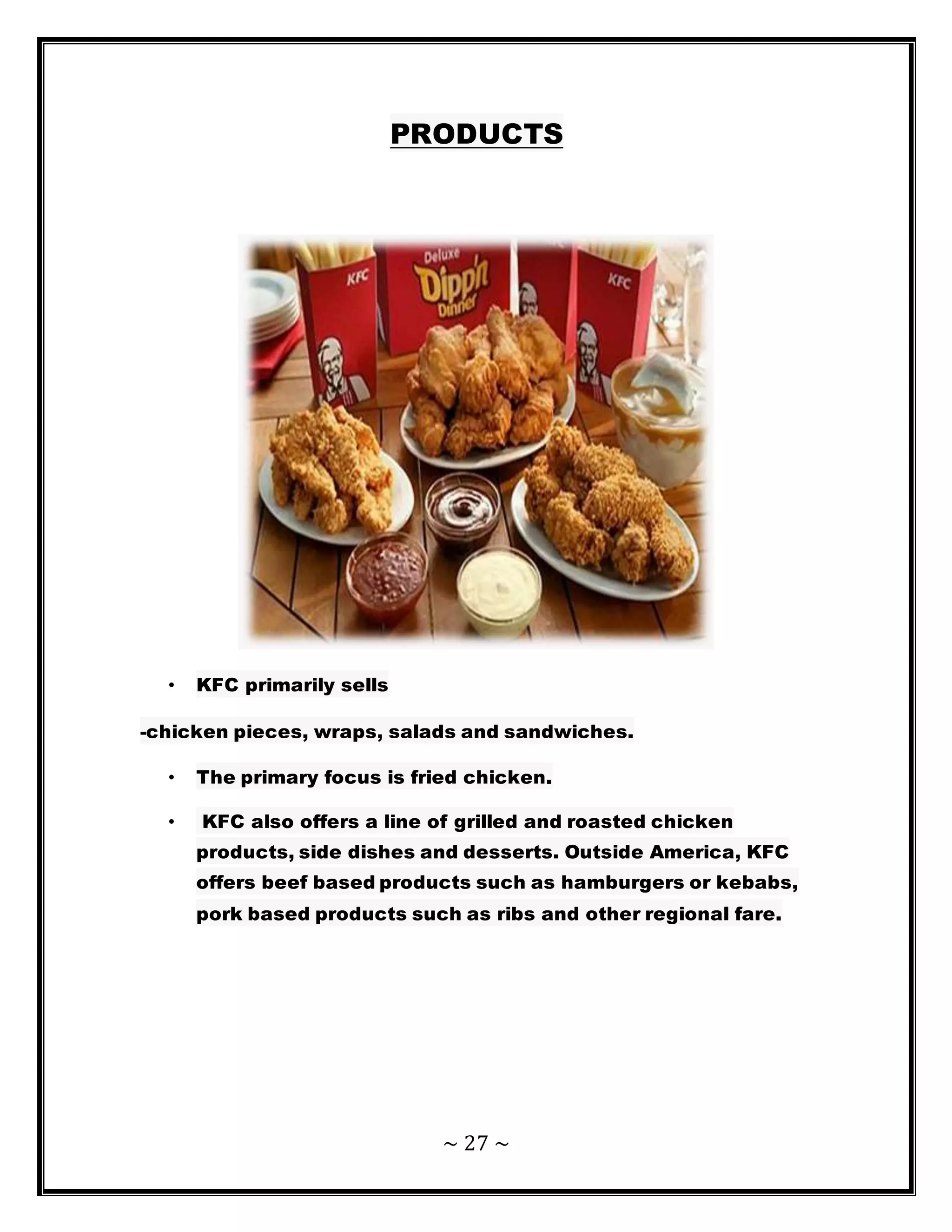 Human Resource Management Of KFC | DOCX