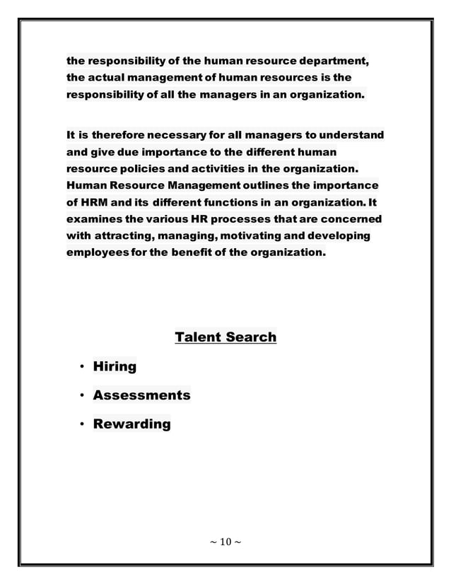 Human Resource Management Of KFC | DOCX | Human Resources | Business