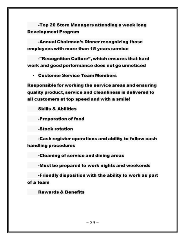 Human Resource Management Of KFC | DOCX | Human Resources | Business