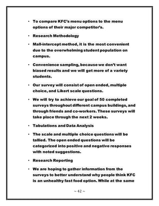 Human Resource Management Of KFC | DOCX