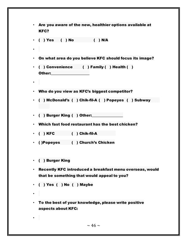 Human Resource Management Of KFC | DOCX | Human Resources | Business