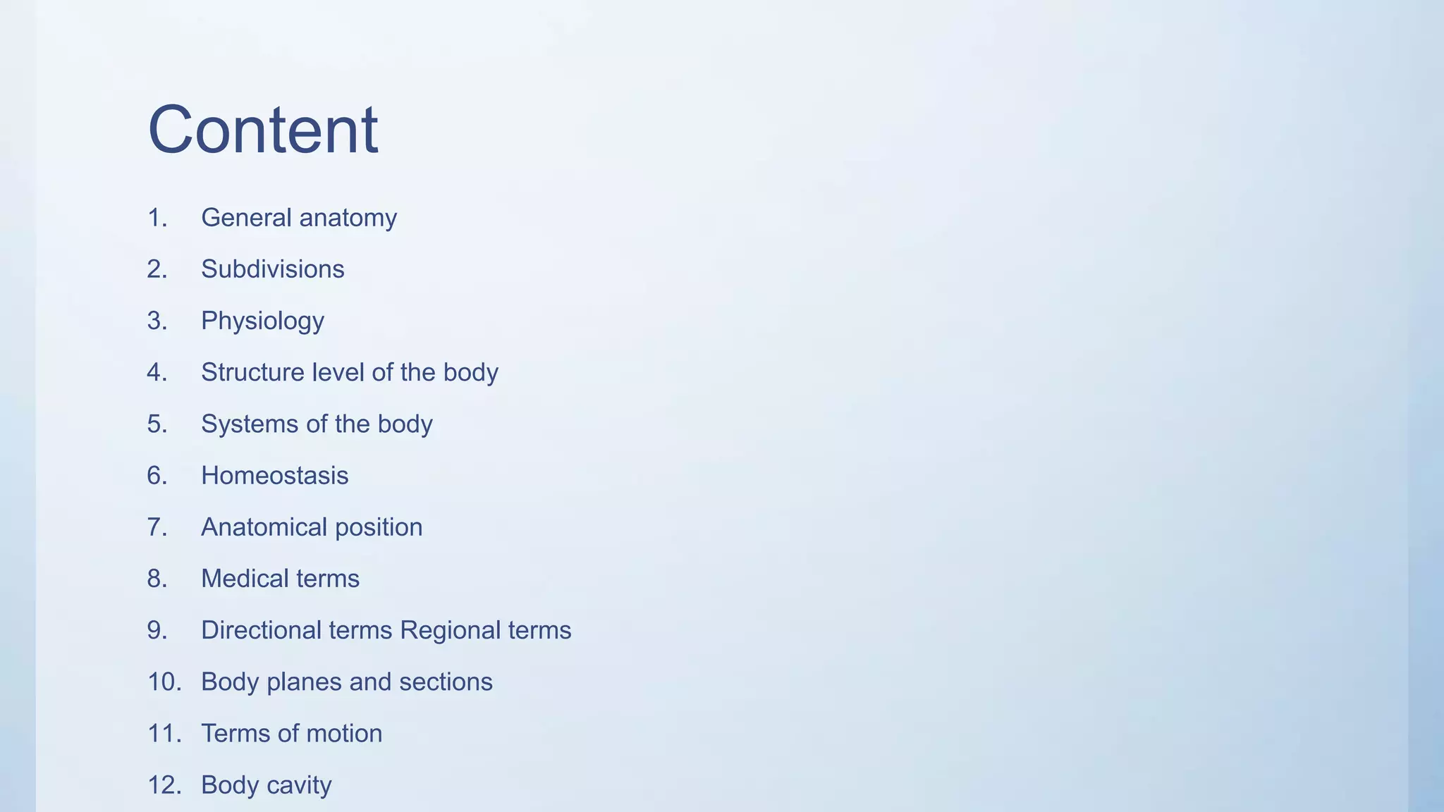 Introduction of human body | PPT