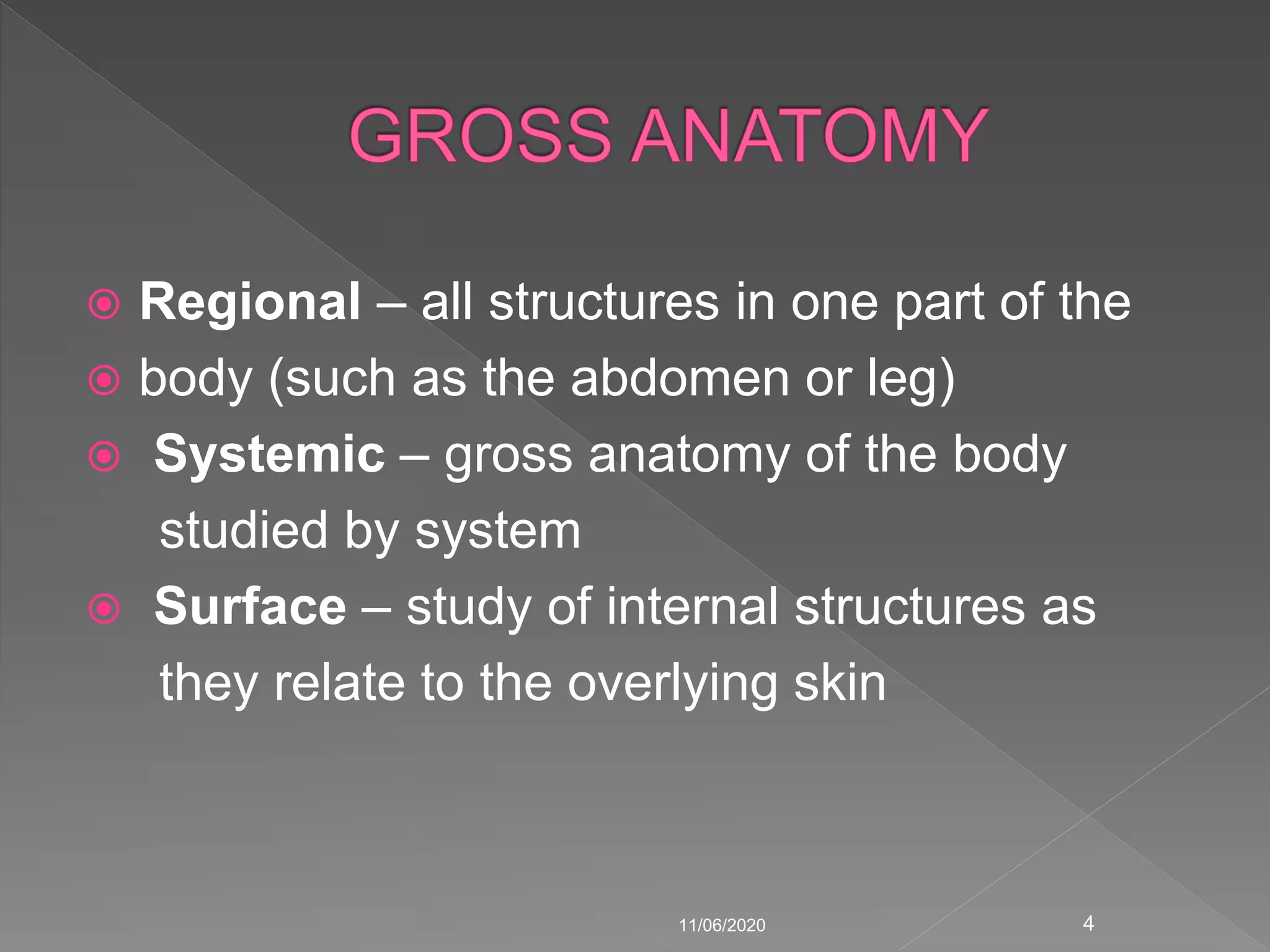 Introduction of human anatomy | PPTX