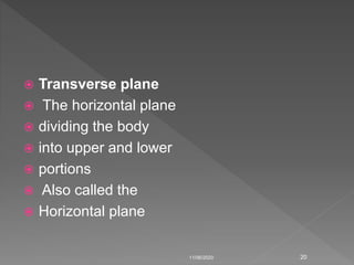 Introduction of human anatomy | PPTX