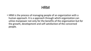 Introduction Of Human Resource Management Unit -1.pptx