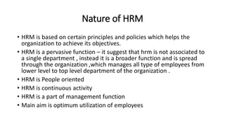Introduction Of Human Resource Management Unit -1.pptx