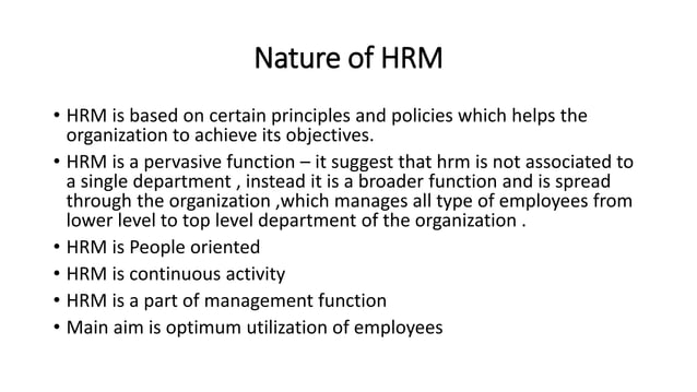 Introduction Of Human Resource Management Unit -1.pptx