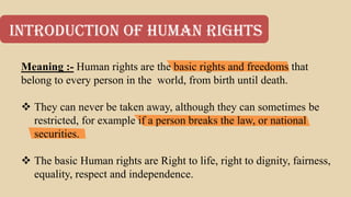Introduction of Human Rights.pdf human rights | PDF
