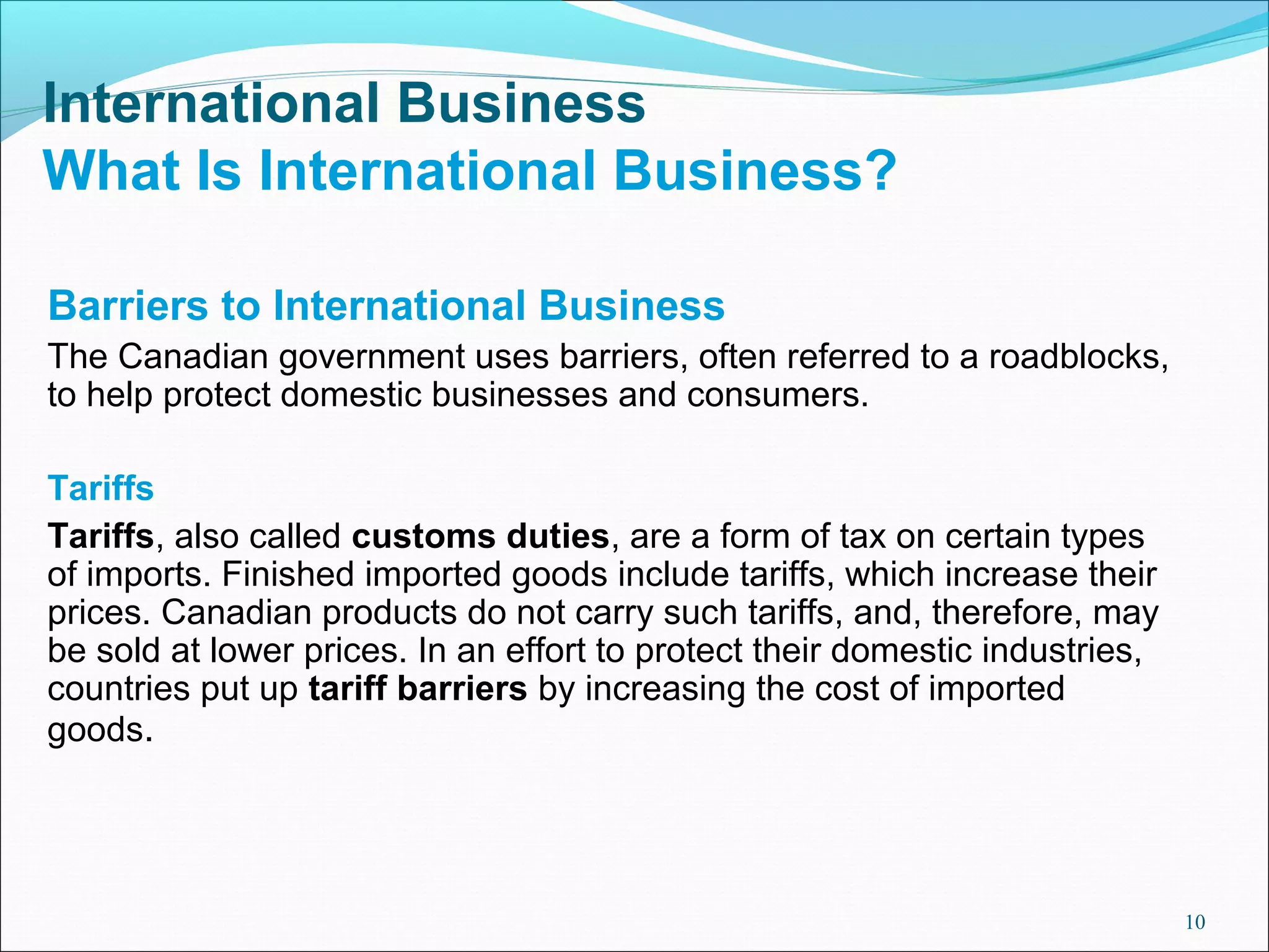 Introduction of International business | PPT