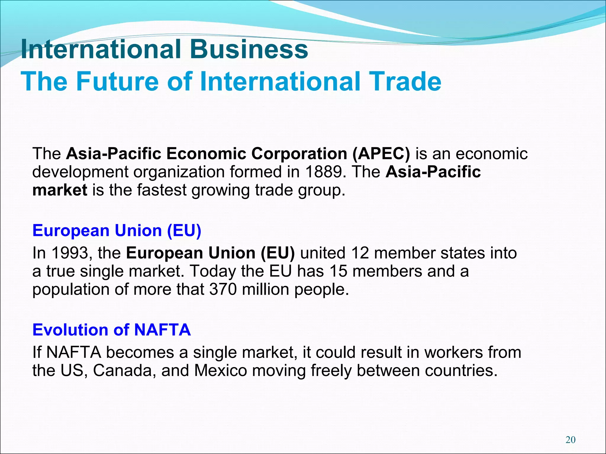 Introduction of International business | PPT