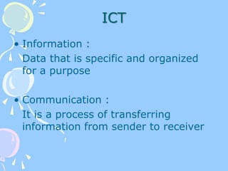 Introduction of ICT | PPT