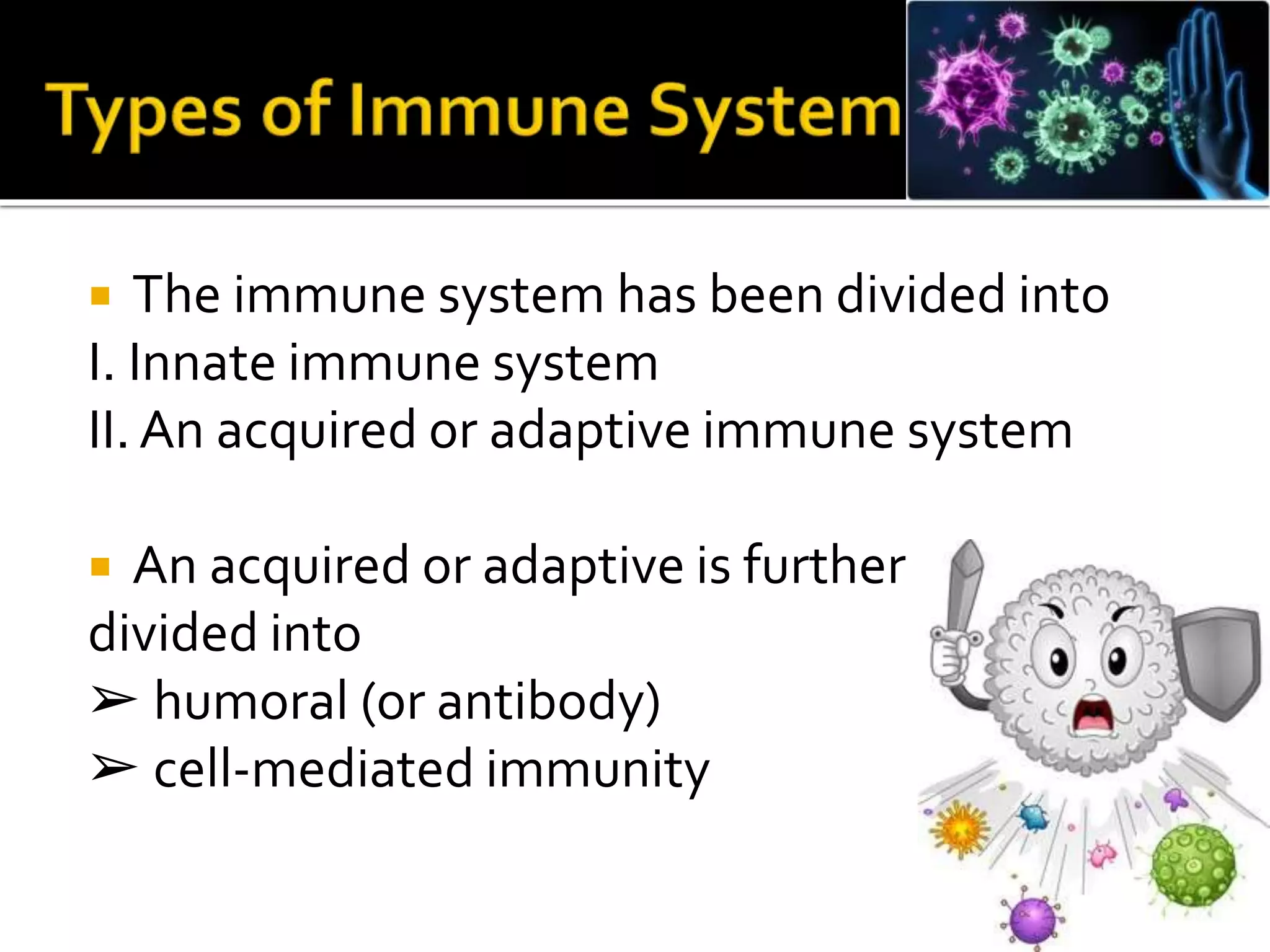 Introduction and types of immunity I Pharmaceutical Microbiology | PPTX