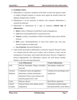 Introduction of inflammation | PDF