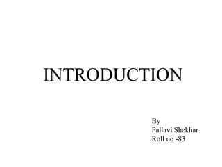 Introduction of intestinal obstruction Pallavi Shekhar Medical College ...