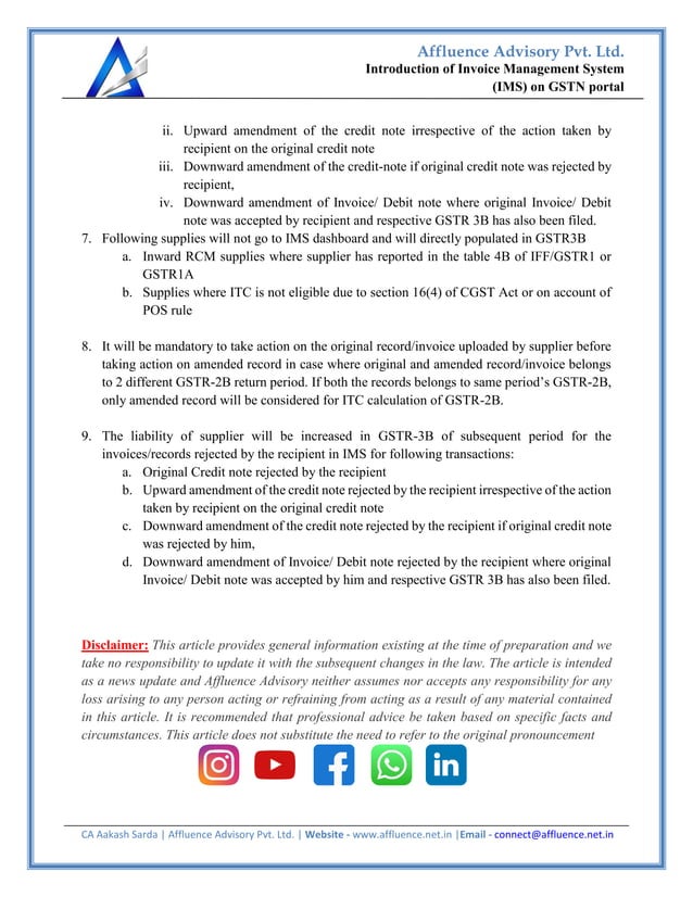 Introduction of Invoice Management System (IMS) on GSTN portal.pdf ...