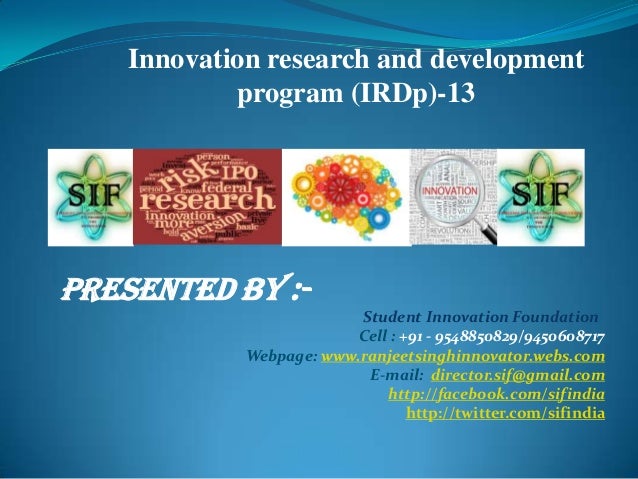 Introduction of irdp