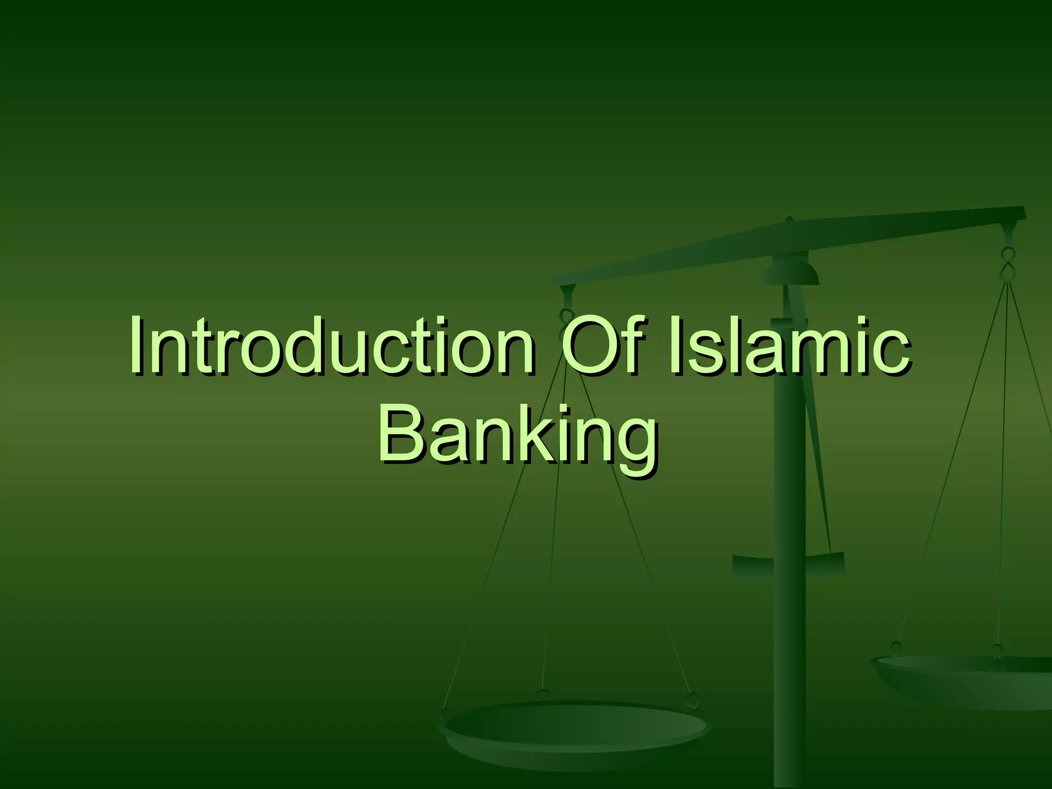 Introduction of islamic banking | PPT