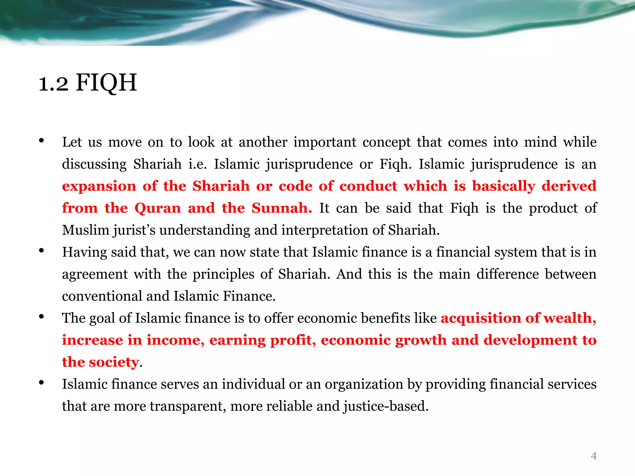 Introduction of Islamic Finance | PPTX