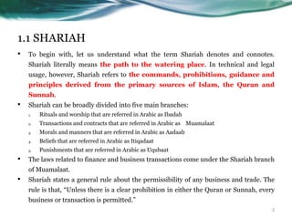 Introduction of Islamic Finance | PPTX