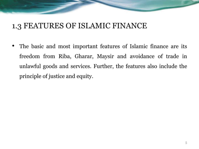 Introduction of Islamic Finance | PPTX