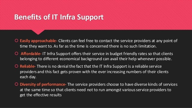 Introduction of IT Infra Support