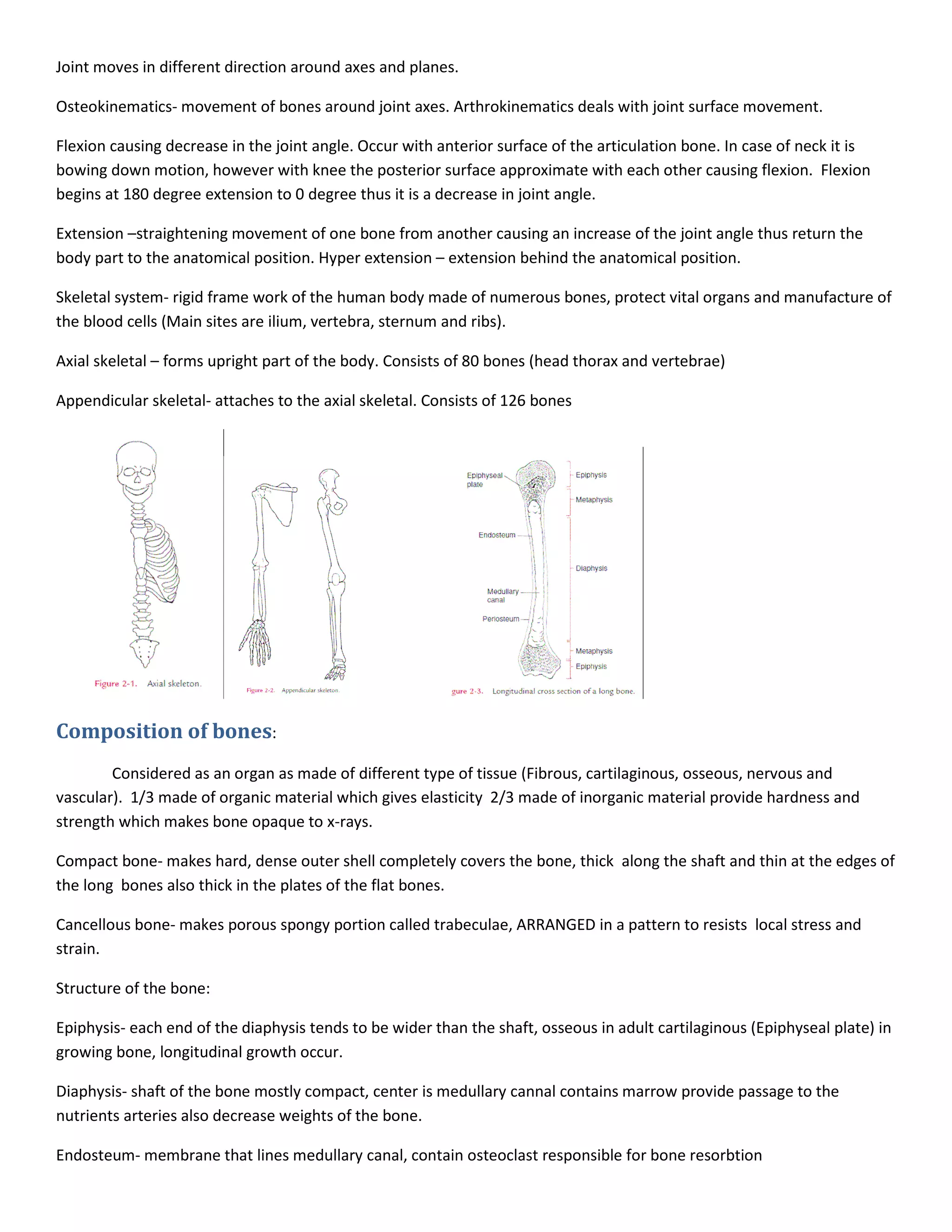 Introduction of kinesiology and upper limb anatomy | PDF