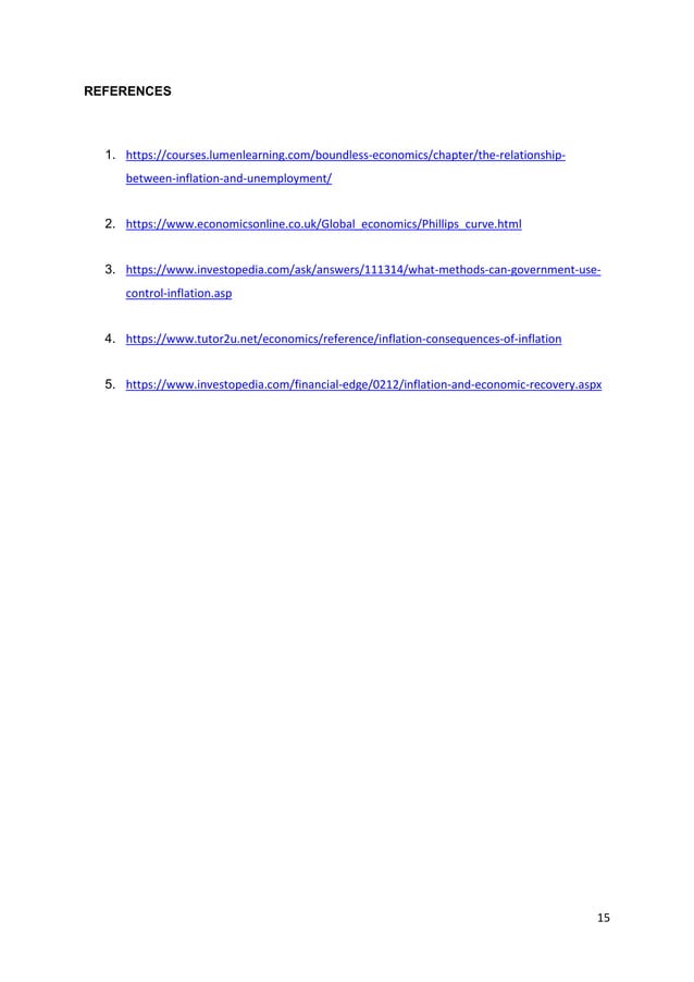 Introduction of macroeconomics - Inflation | PDF