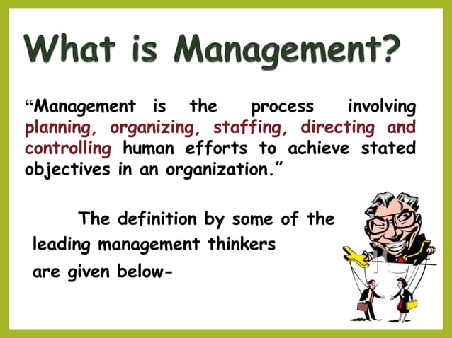 Introduction of management | PPTX