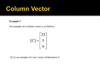 Introduction of matrix | PPTX