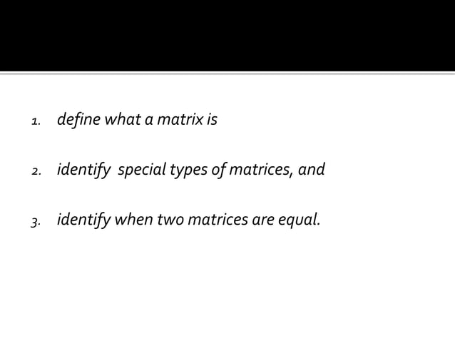 Introduction of matrix | PPTX