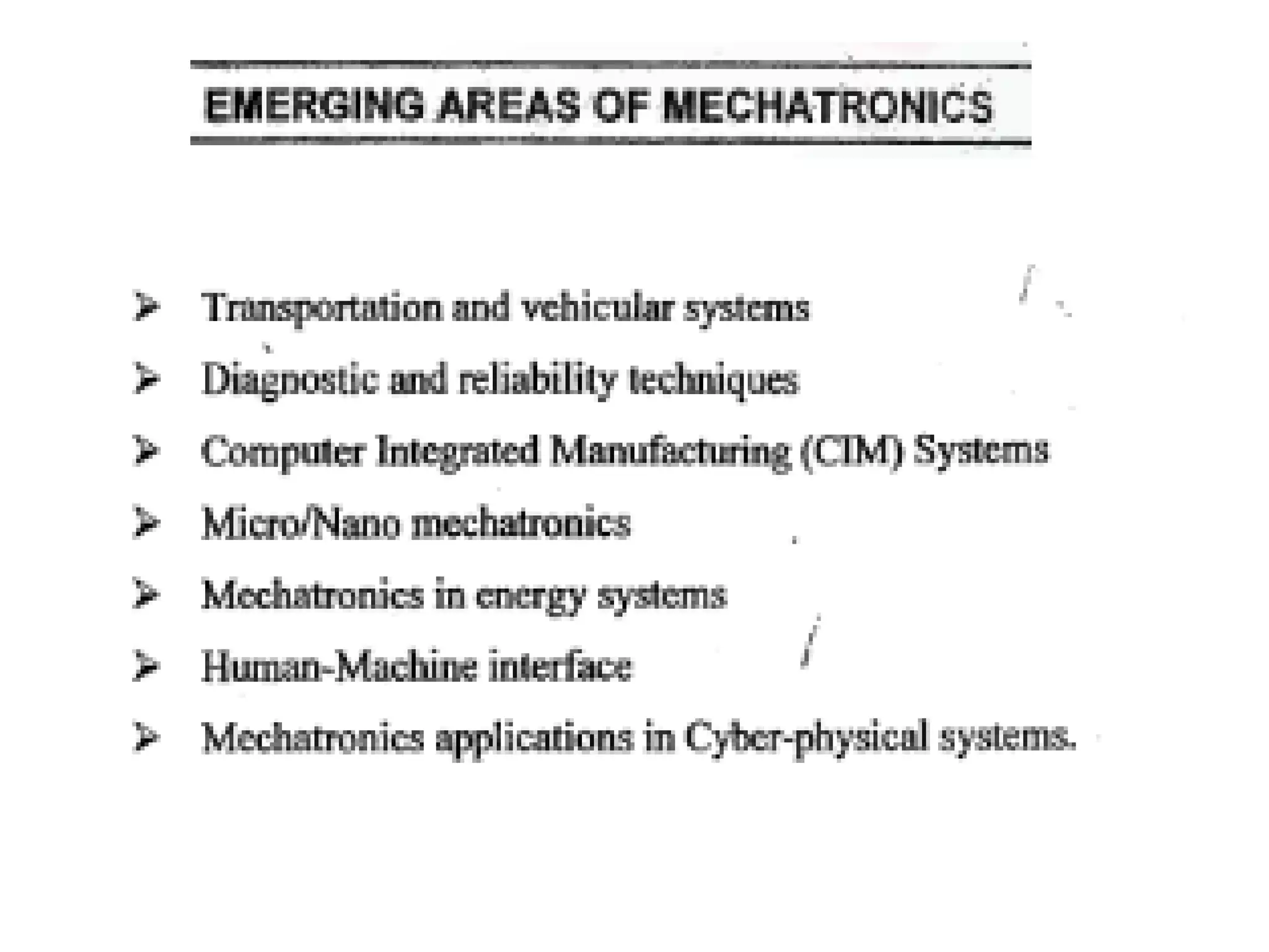 Introduction of Mechatronics | PPT