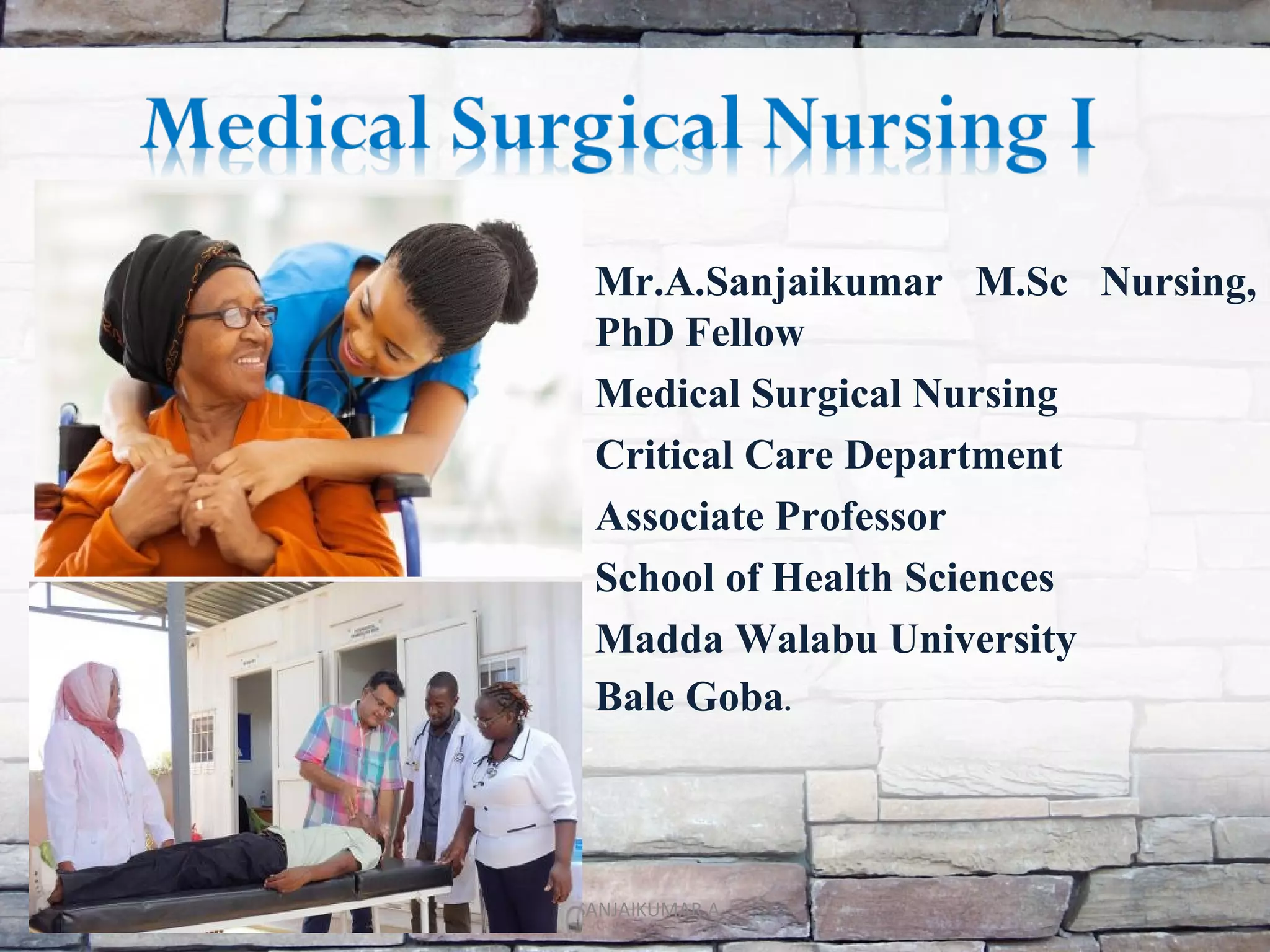 Introduction of medical surgical nursing | PPT
