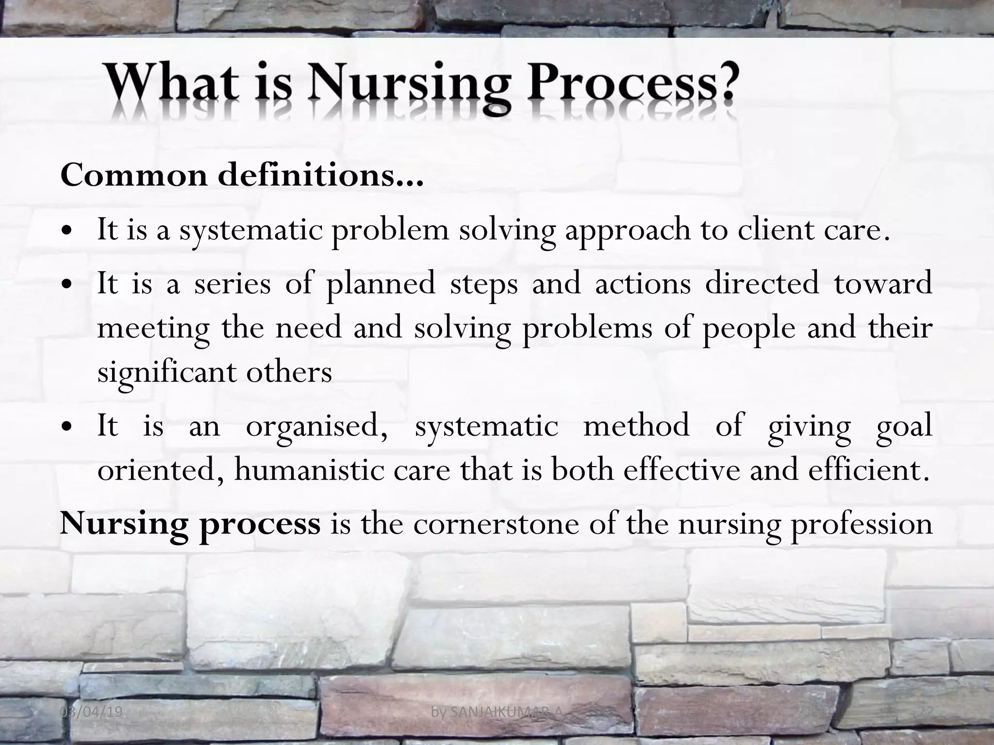 Introduction of medical surgical nursing | PPT
