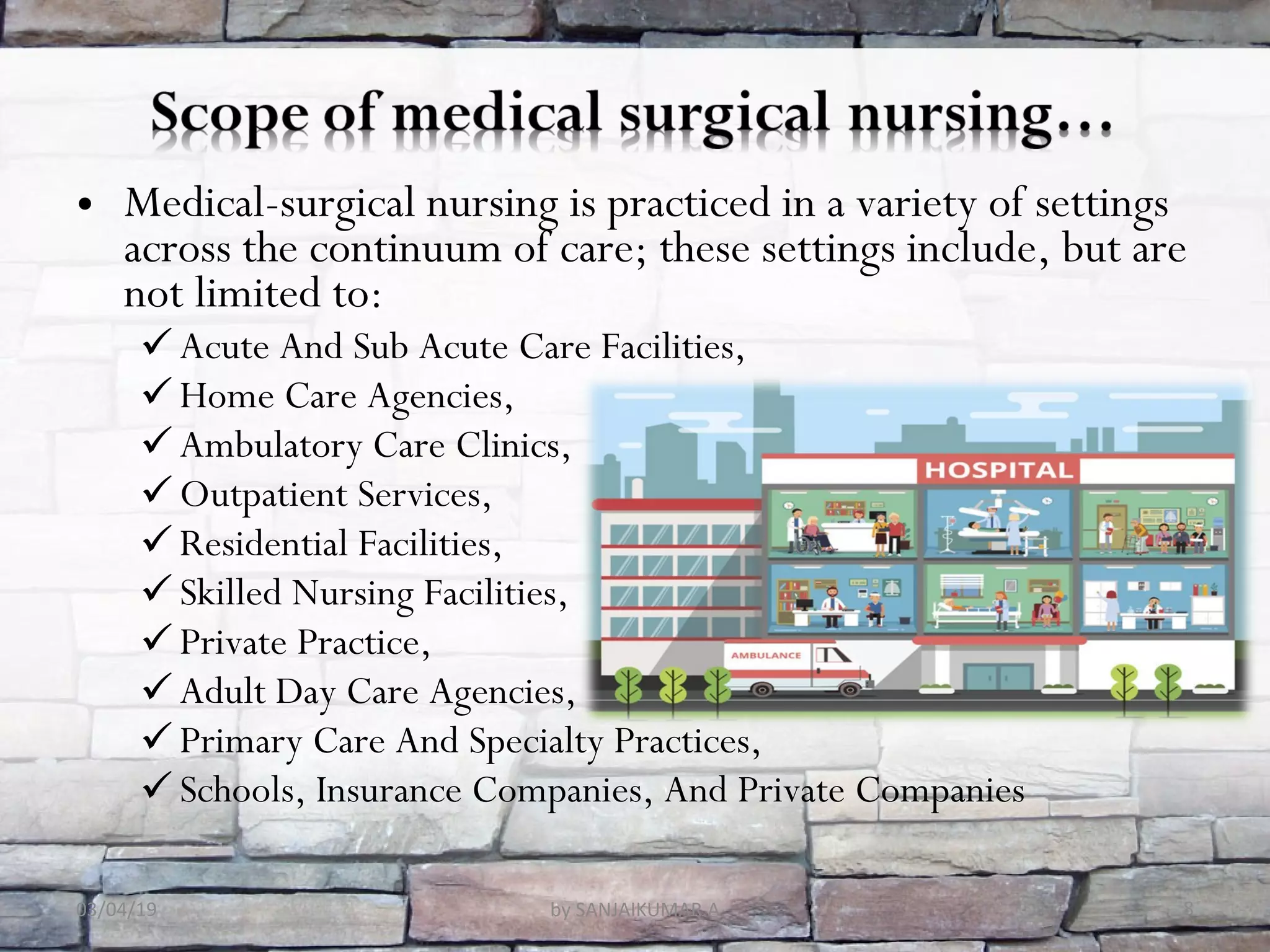 Introduction of medical surgical nursing | PPT