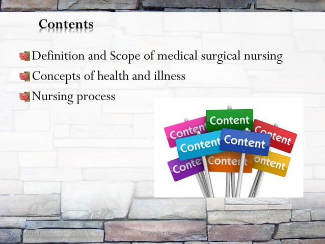 Introduction of medical surgical nursing | PPT