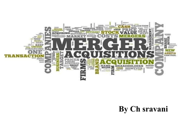 Introduction of merger and acquisition | PPTX | Mergers and ...